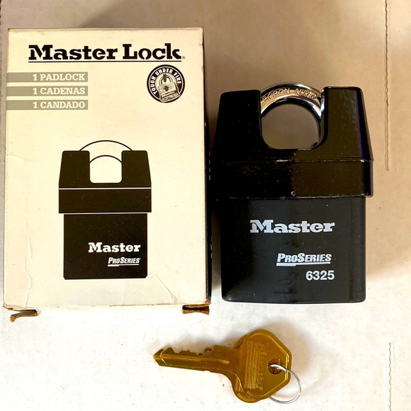 master lock | Other | Master Lock Padlock 6325ka Rekeyable M25 Keyway ...